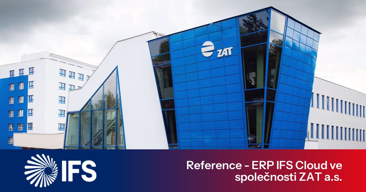 Case study - ERP systém IFS Cloud v ZAT a.s. - CDC Data